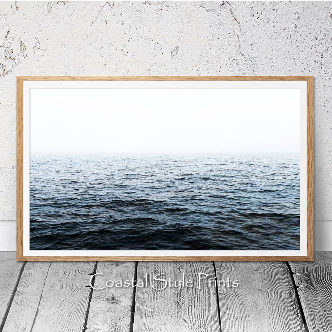 Sea Print, Blue Ocean Print, Ocean Photography, Ocean Waves Art Print ...
