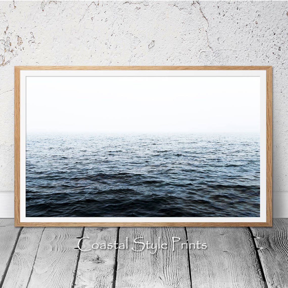 Sea Print, Blue Ocean Print, Ocean Photography, Ocean Waves Art Print ...