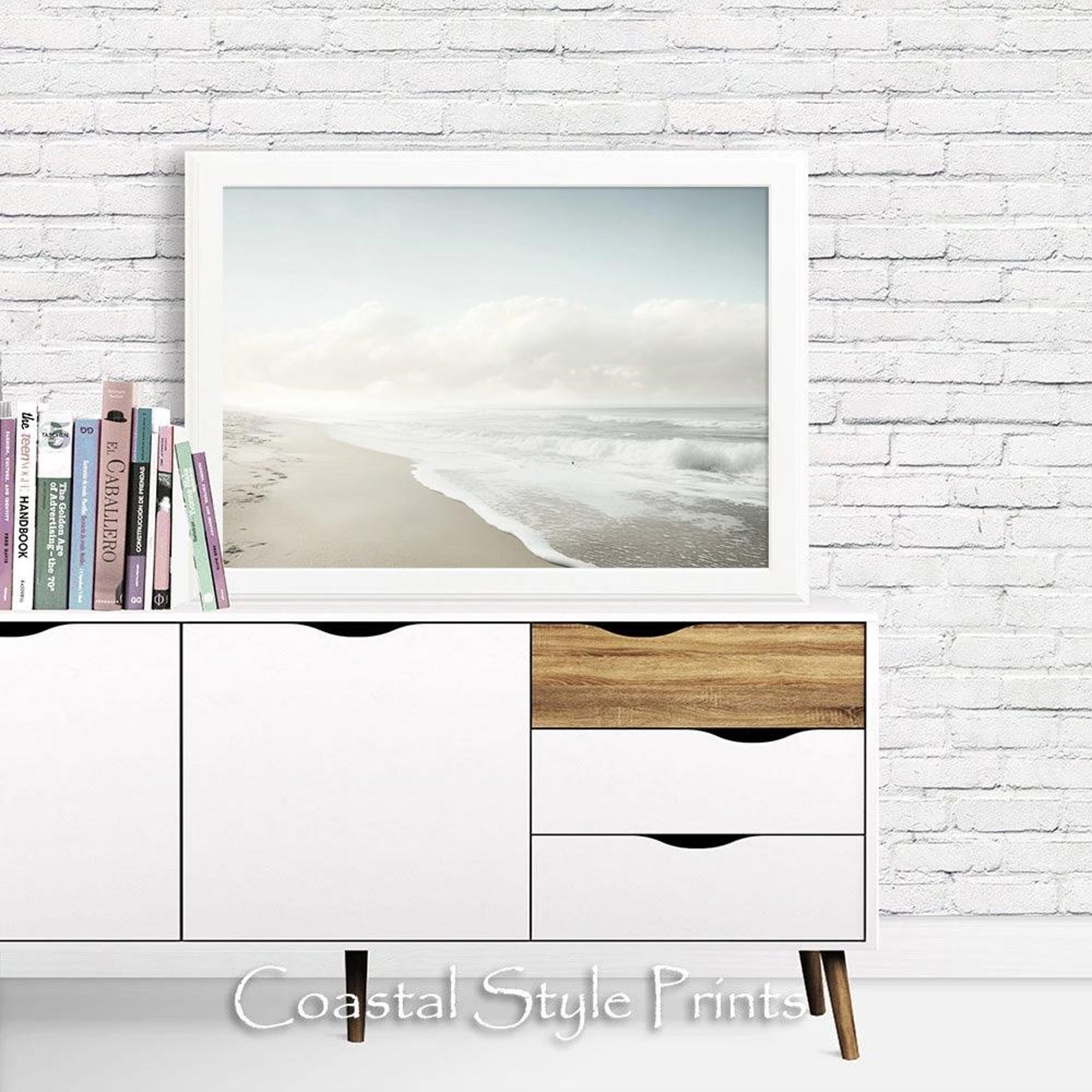 Neutral Coastal Print, Beach Decor, Coastal Wall Art, Beach Print ...