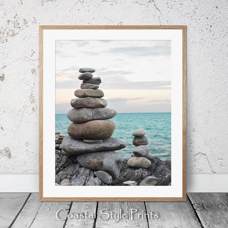 Zen Rocks Wall Art - Etsy