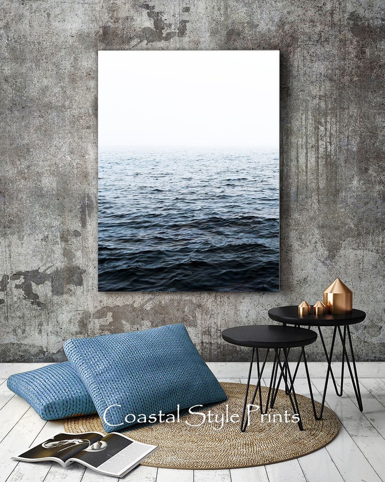 Ocean Print Wall Decor Printable Poster Ocean Wall - Etsy