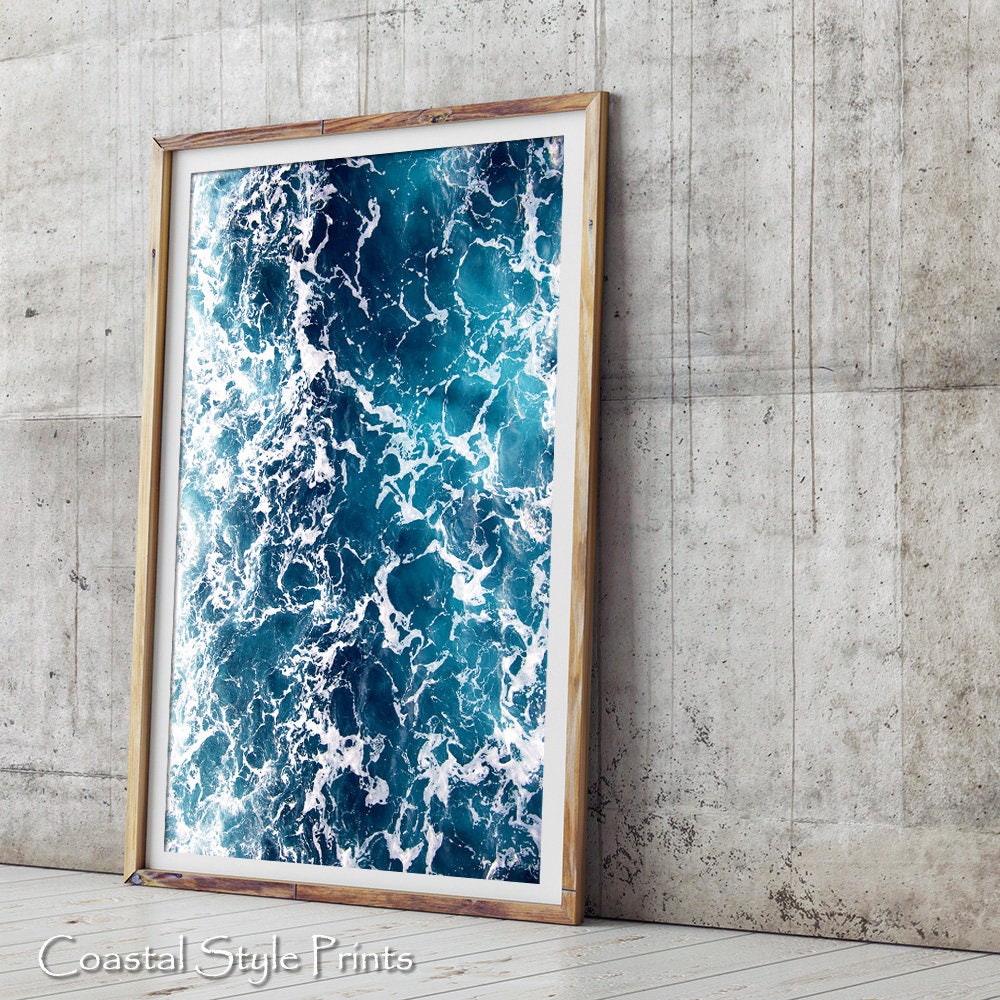 Ocean Waves Sea Print Ocean Art Print Digital Print Ocean - Etsy