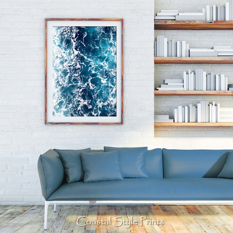 Ocean Waves Sea Print Ocean Art Print Digital Print Ocean - Etsy