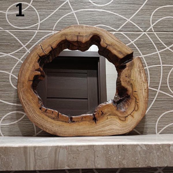 Live Edge Mirror - Etsy