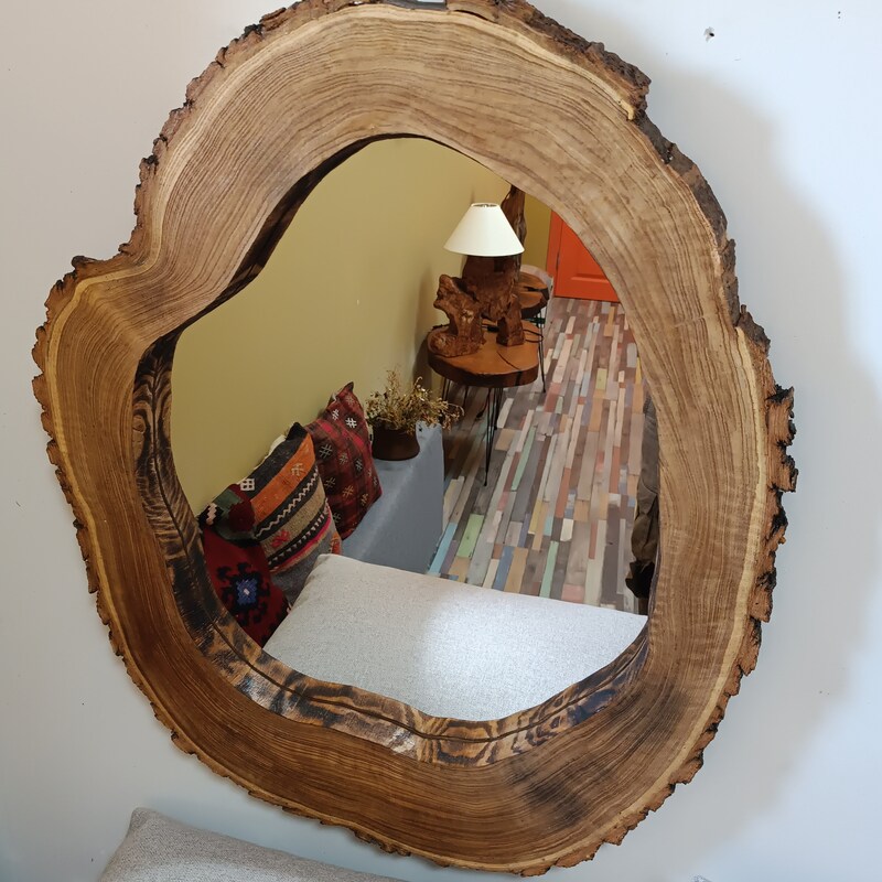Live Edge Mirror - Etsy
