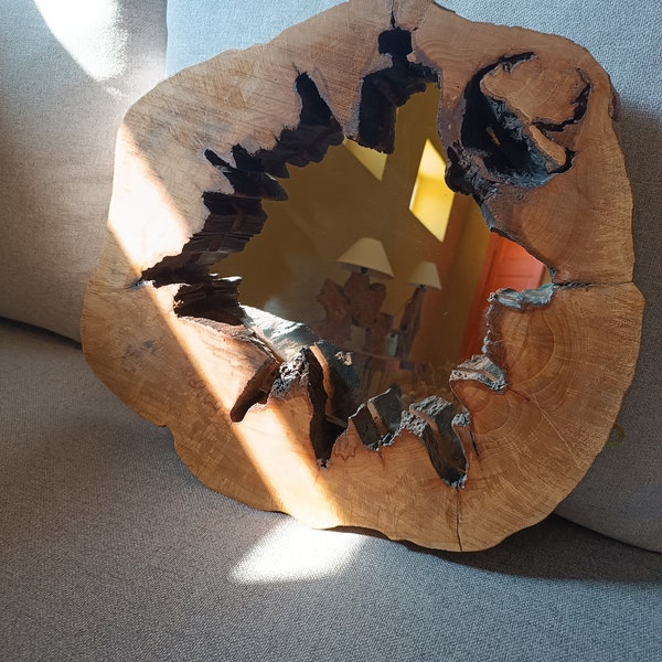Live Edge Mirror - Etsy