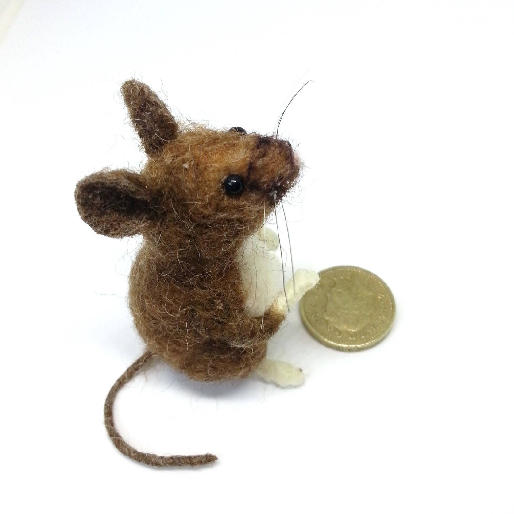 Field Mouse Needle Felt Mouse Mouse Ornament Felt Mice | Etsy