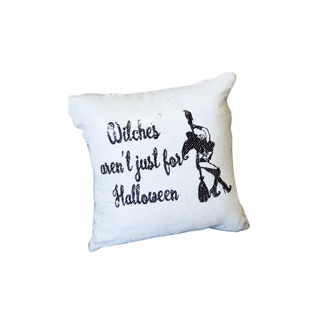 Cheeky Witch Reversible Sequins Cushion-cheeky Witch Decor - Etsy UK