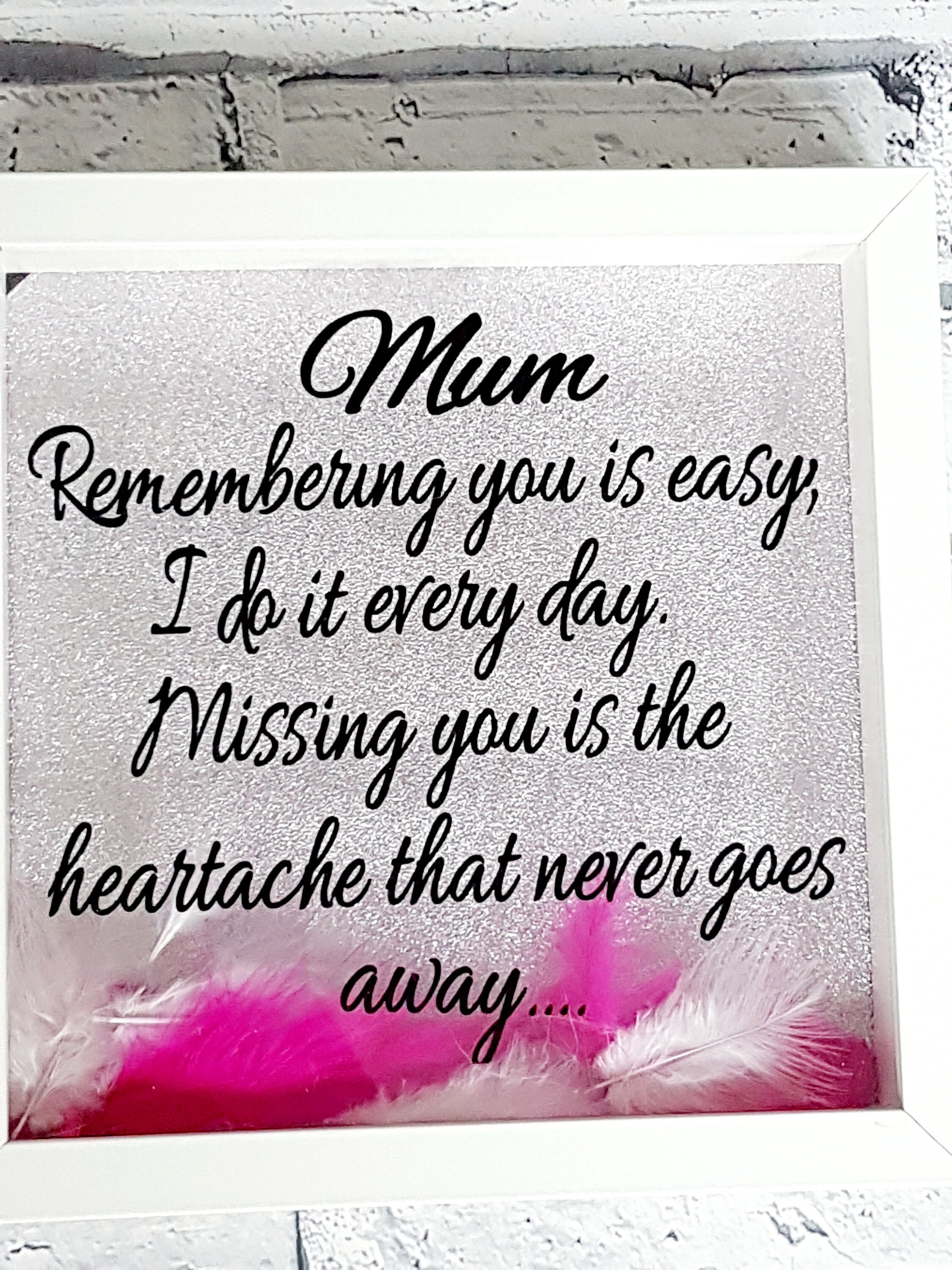 Personalised in Loving Memory Shadow Box Frame-personalised - Etsy ...