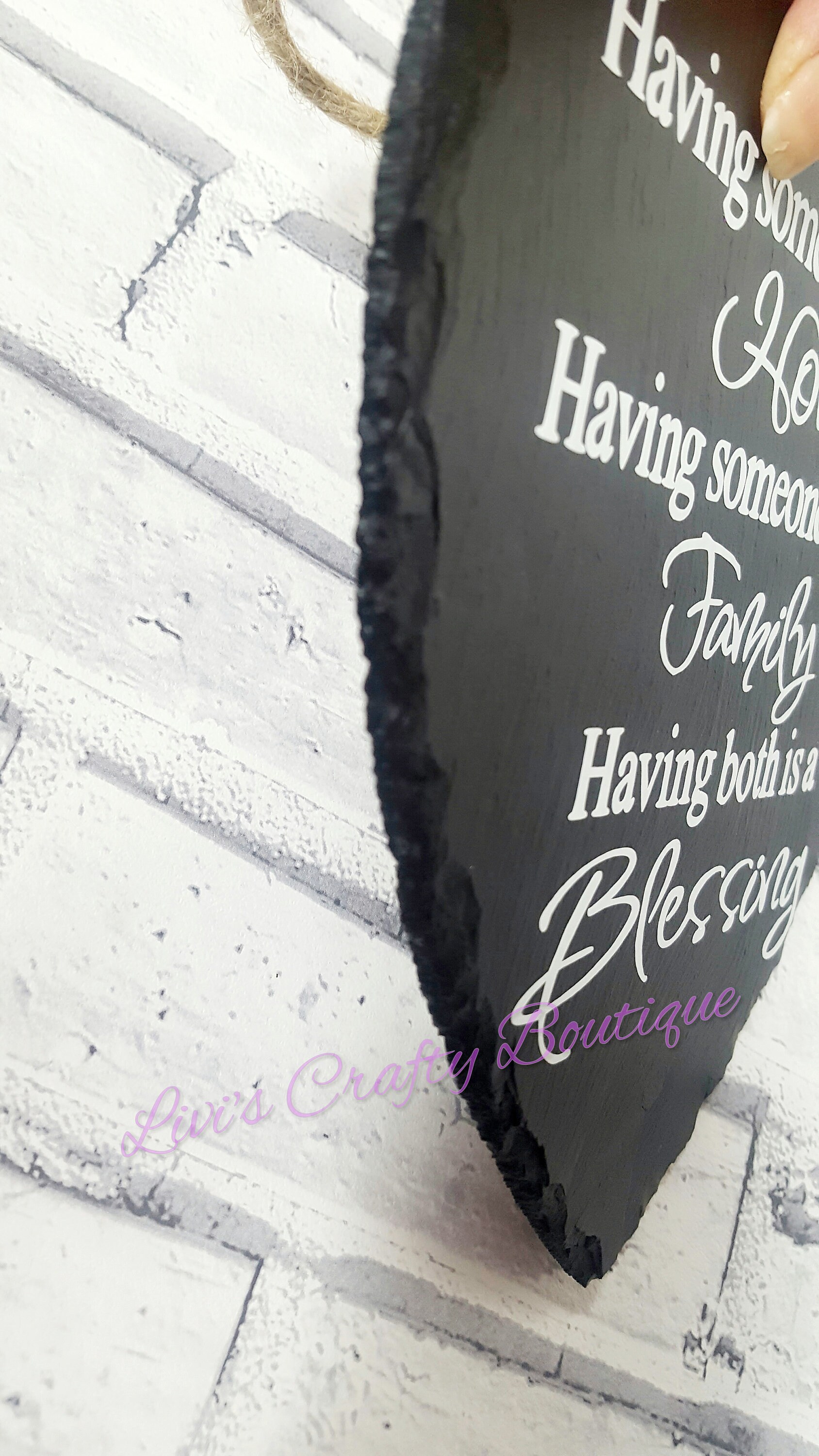 Large Heart Slate Wall Sign-heart Family Plaque - Etsy UK