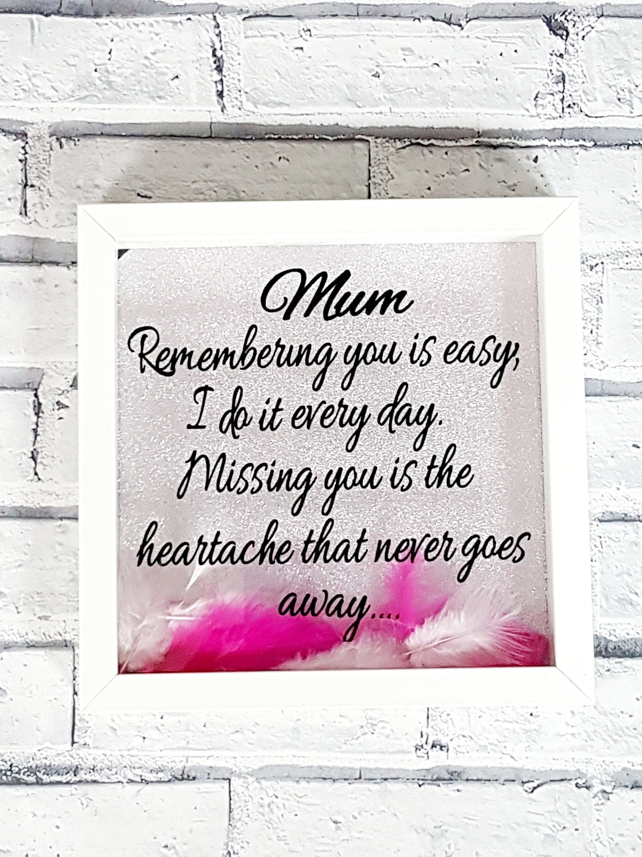 Personalised in Loving Memory Shadow Box Frame-personalised - Etsy