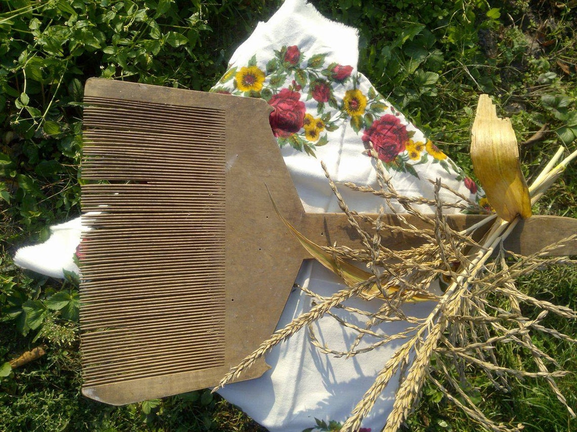 Antique Wool Comb 1920 Wool Carder Primitives Rustic Decor - Etsy