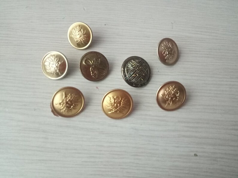 Soviet military buttons Gold buttons Military buttons - Etsy.de