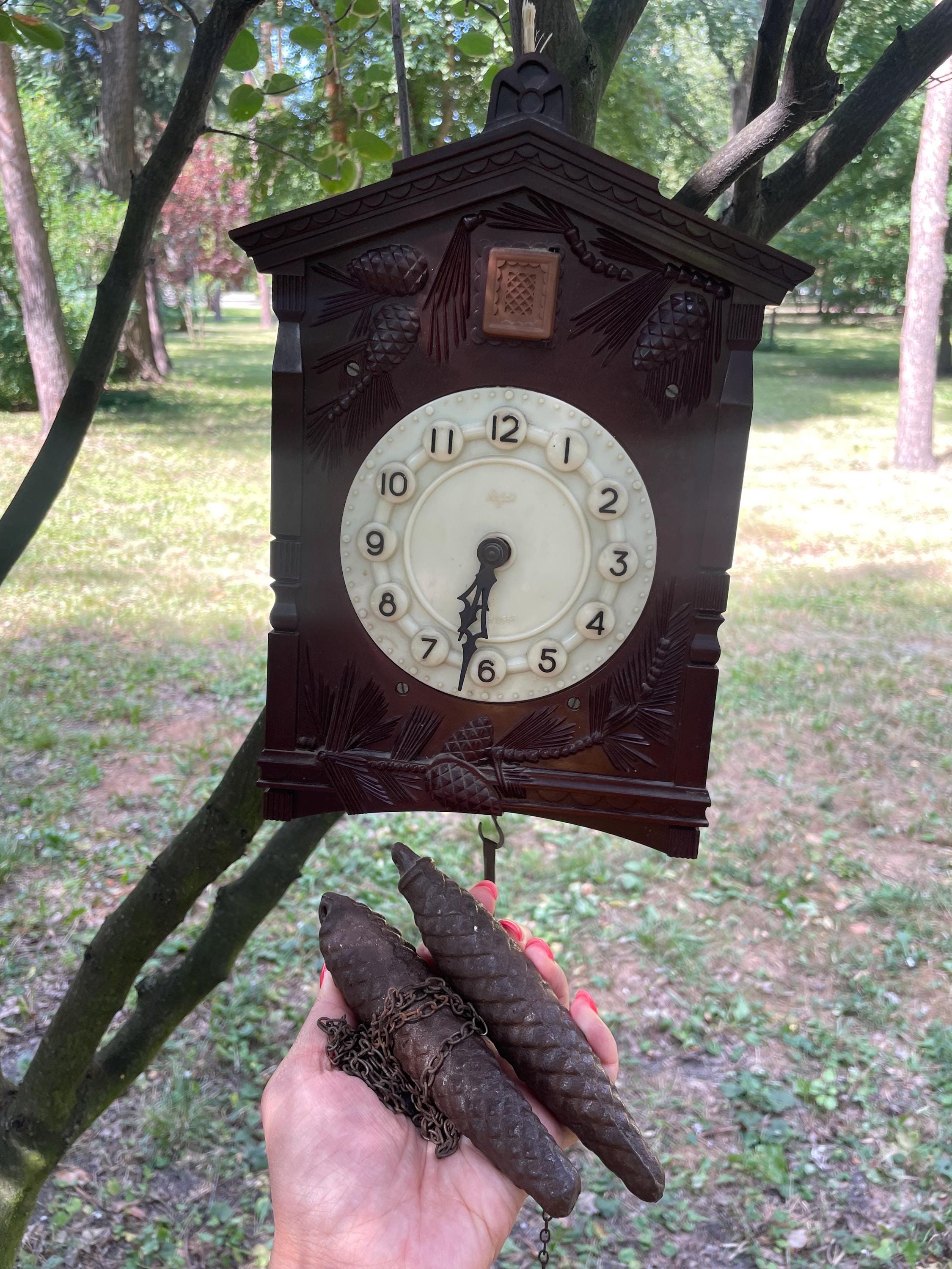 Old Vintage Cuckoo Clock, Bird Wall Clock, Ussr Beacon Clock, Soviet ...