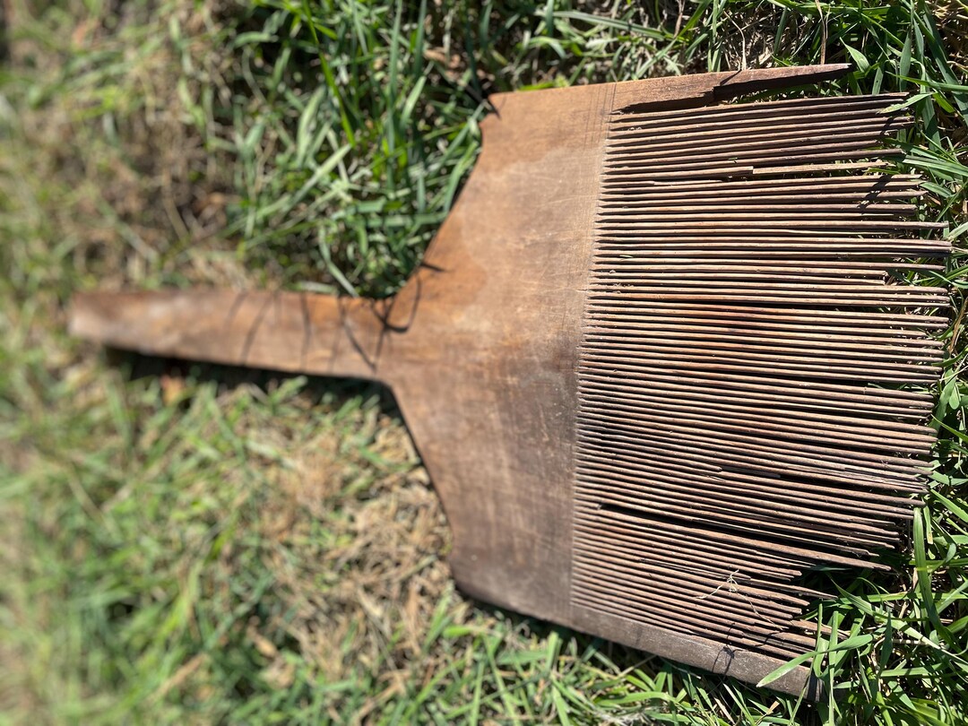 Vintage Wooden Flax Hackle – Rustic Wool Comb Farmhouse Tool - Etsy