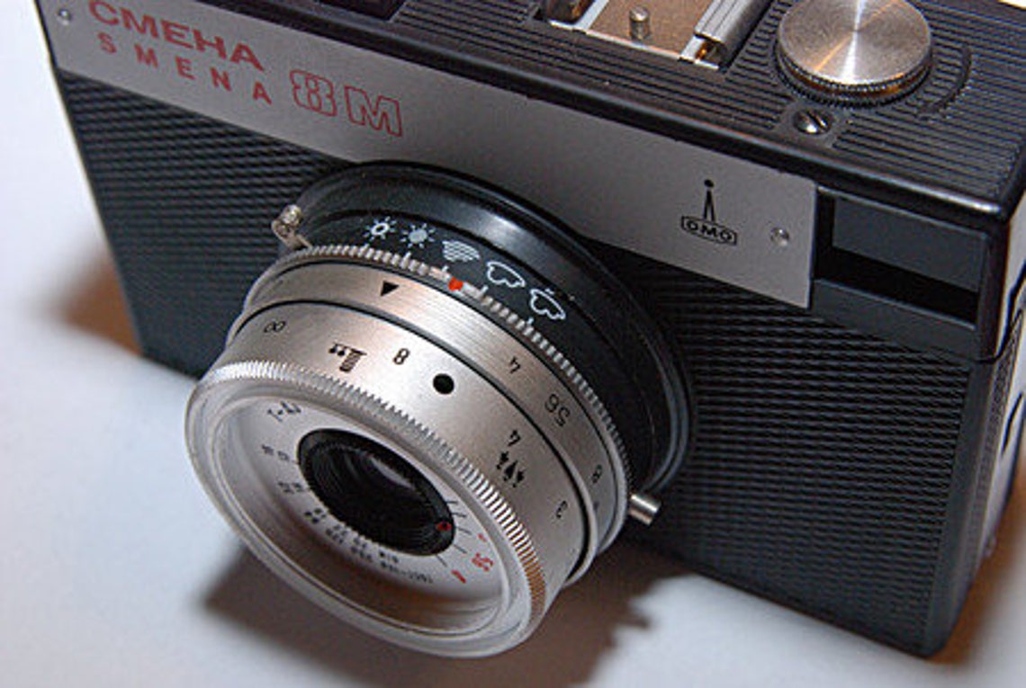 Camera Smena 8M Soviet Camera Сamera Vintage Smena-8m Film | Etsy