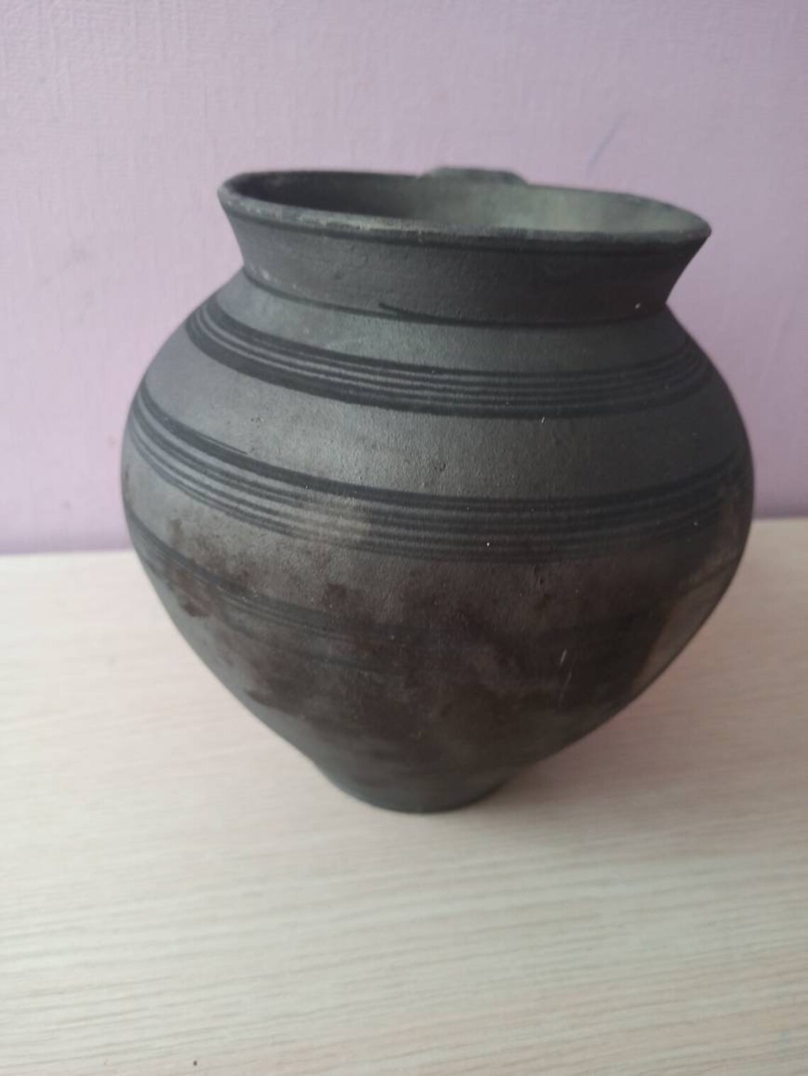 Antique Vintage clay pot Wabi sabi pottery pot Rustic kitchen | Etsy