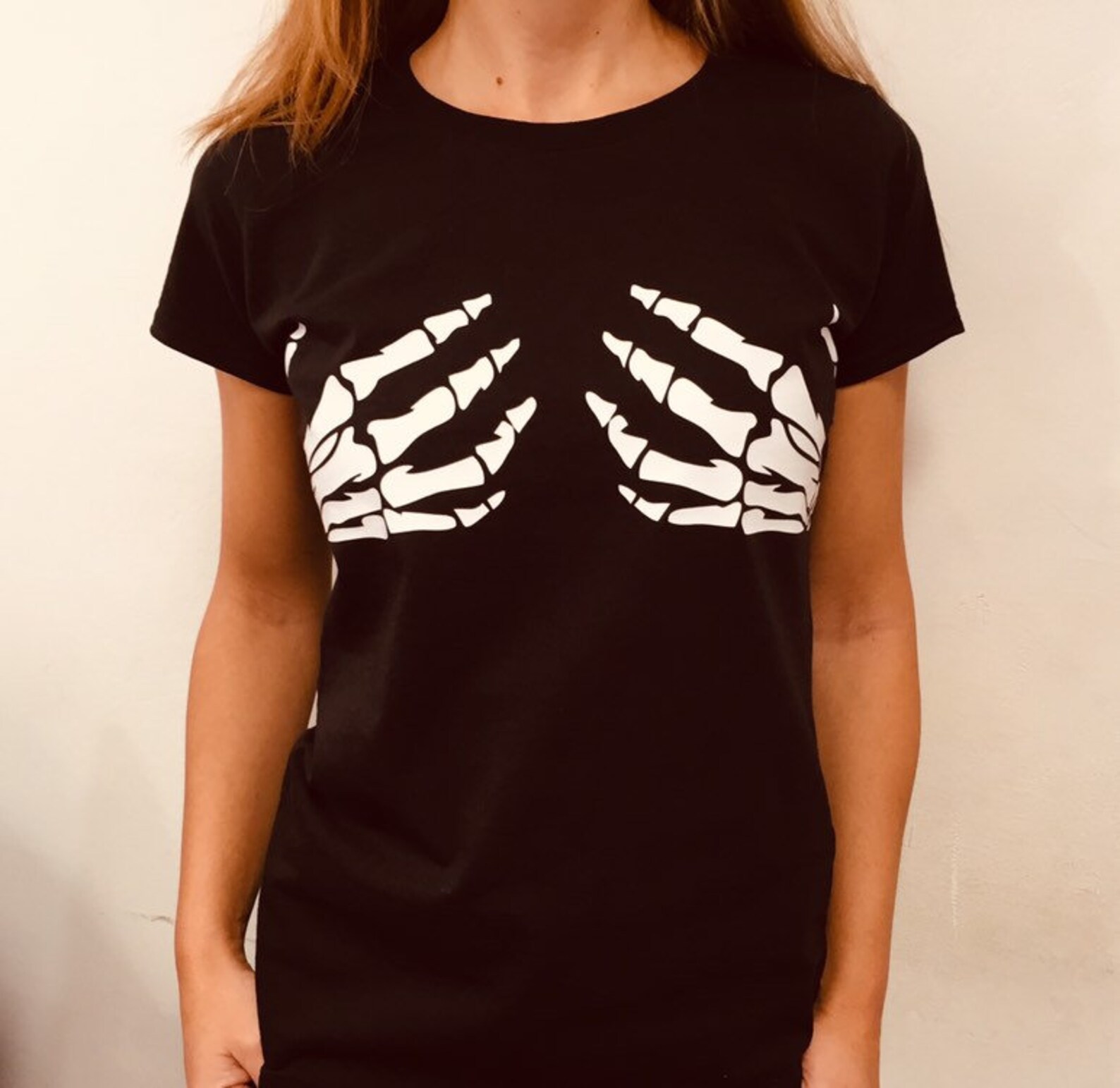 Unique Holiday Apparel Hand Bra Shirt Skeleton Hands Etsy