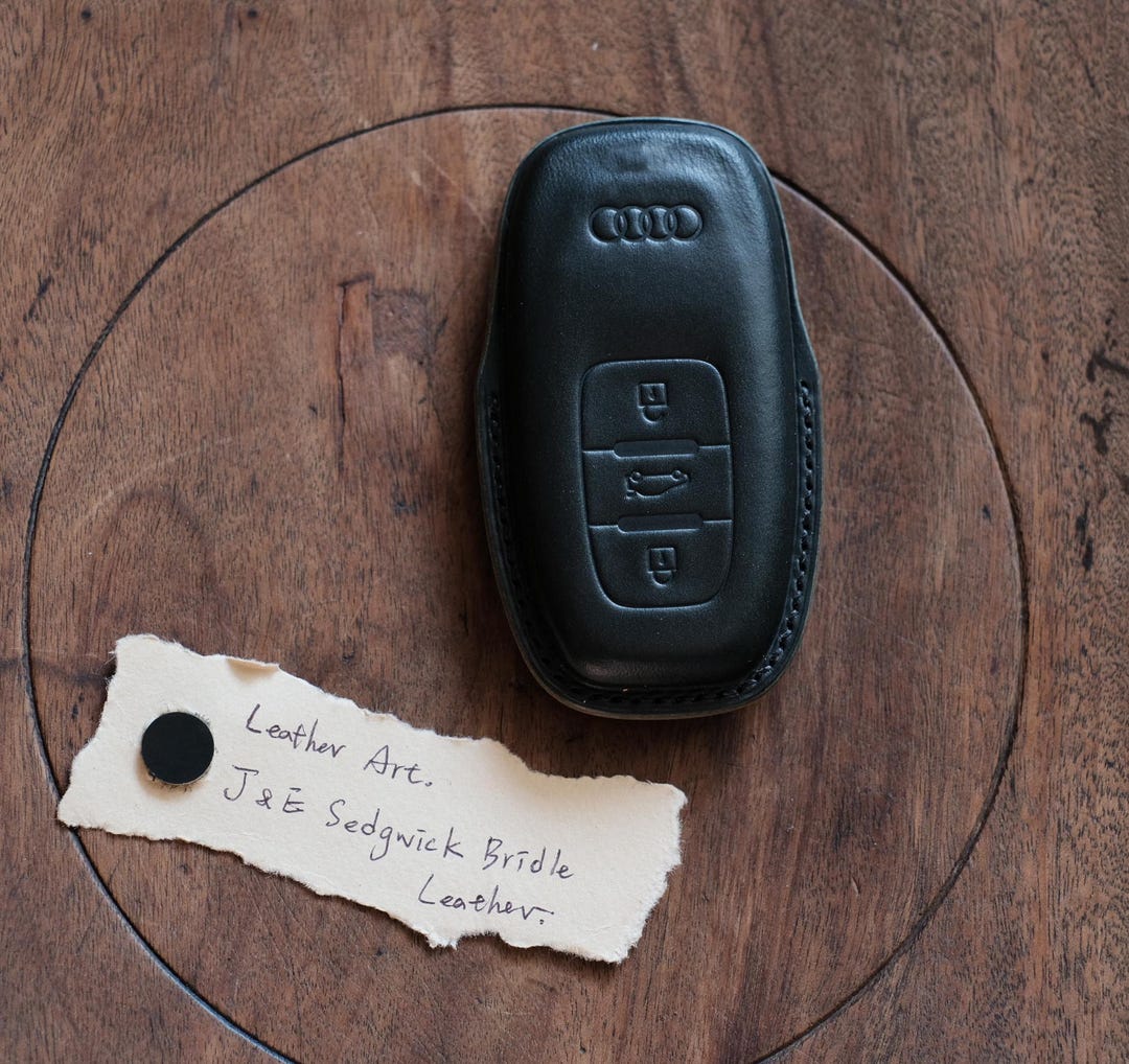 Audi Keyholder .leather Car Key Fob Cover,remote Key Case,car Keychain ...