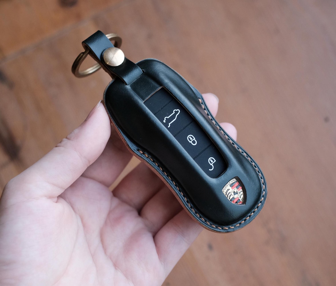 Porsche Porsche Macan Cayenne Key Holder Bridle Leather.remote Key Case ...