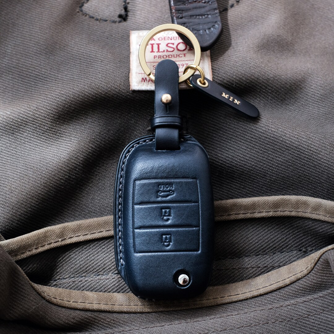 Shape It Handmade Leather Kia Keyholder.key Case.car Keychain.car Key ...