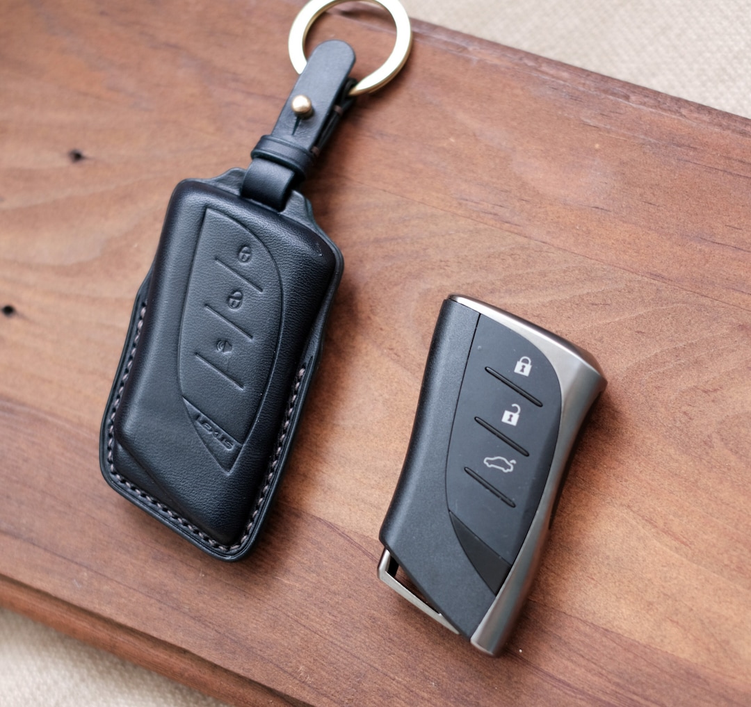 Handmade Leather Lexus Car Key Case.leather Car Key Fob Cover,remote ...