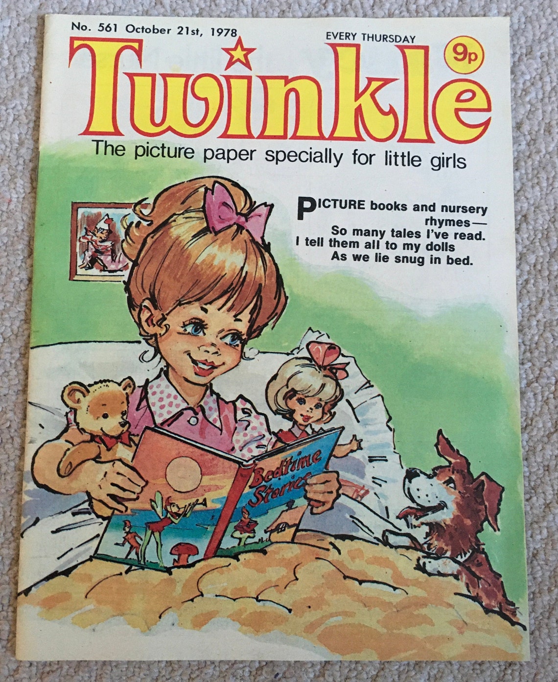 Vintage Comic Twinkle Issue No 561 21st October 1978 - Etsy