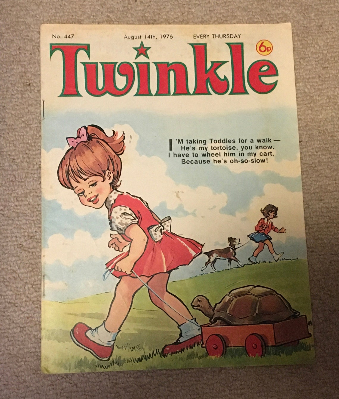 Vintage Comic Twinkle Issue No 447 14th August 1976 - Etsy