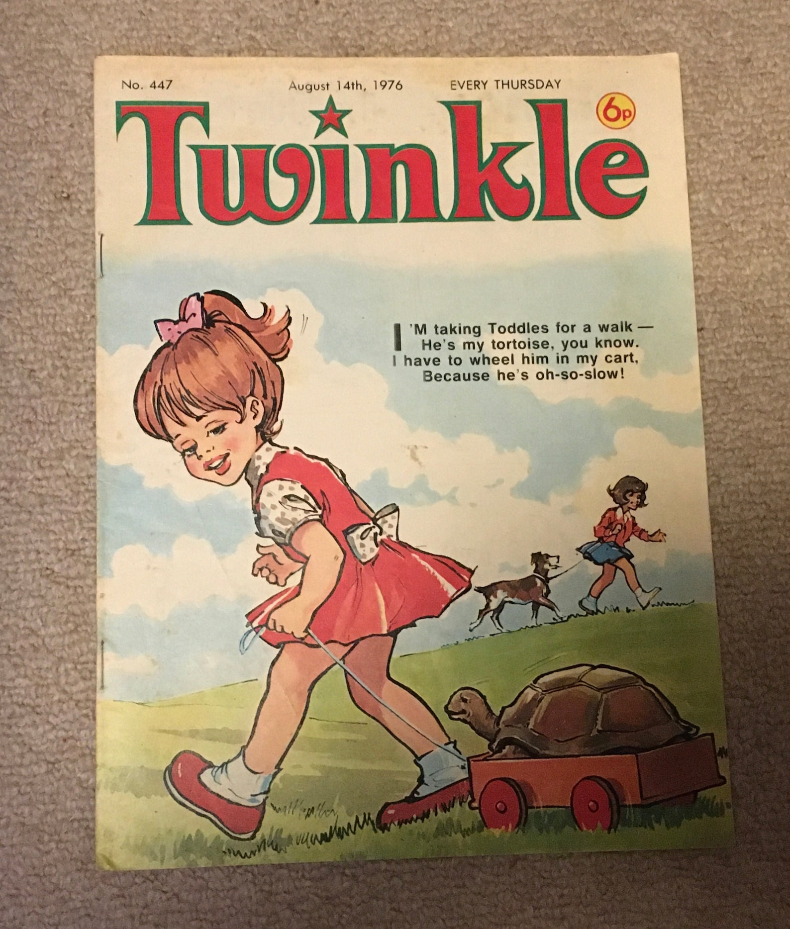 Vintage Comic Twinkle Issue No 447 14th August 1976 - Etsy