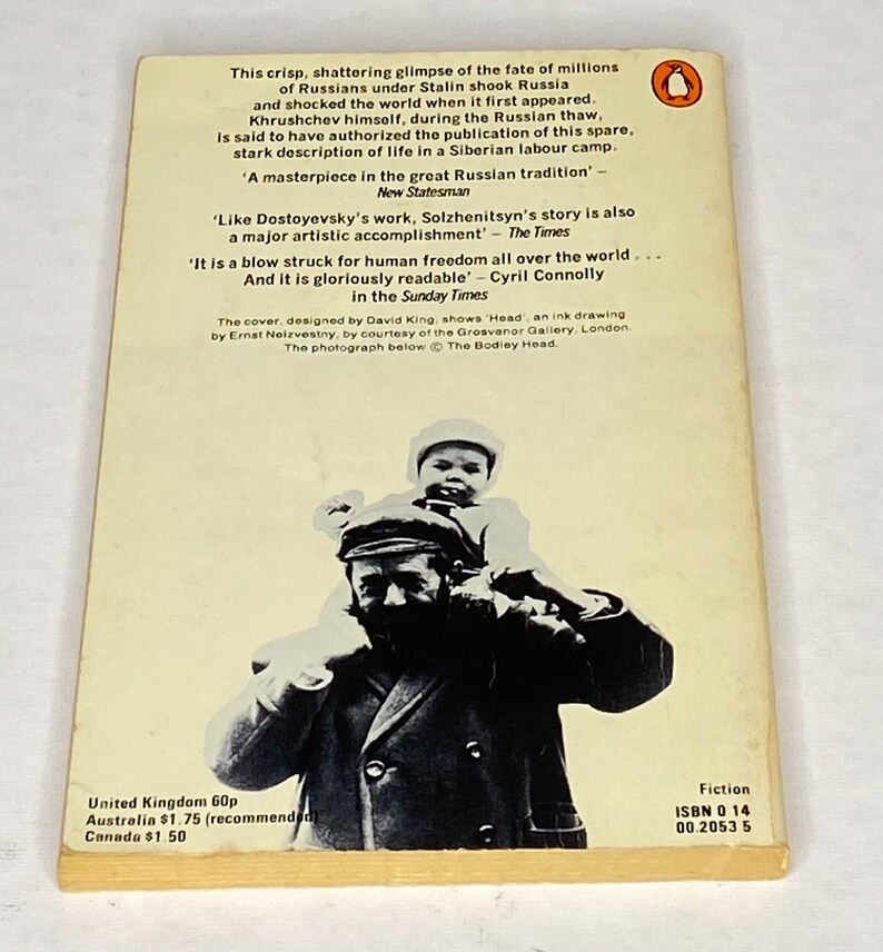 One Day in the Life of Ivan Denisovich penguin Modern Classics - Etsy