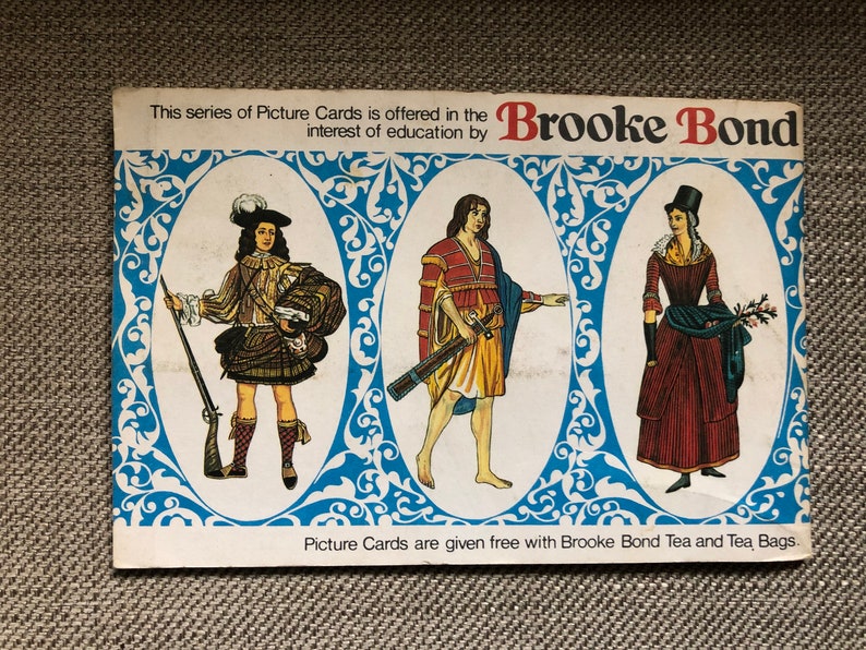 British Costumes Brooke Bond Tea Cards Complete Book Lovely Vintage ...