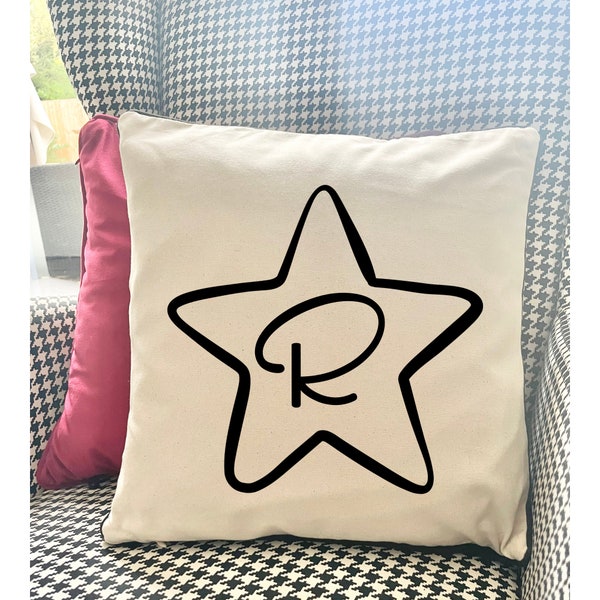 Initial Cushion - Etsy