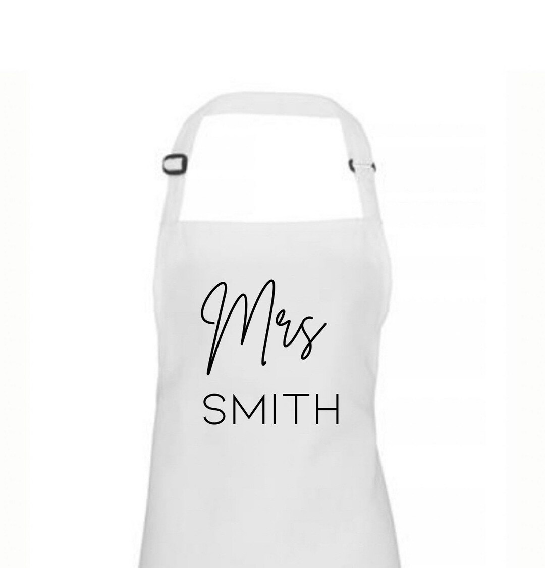 Wedding Day Apron, Personalised White Aprons for Bride and Groom, First ...