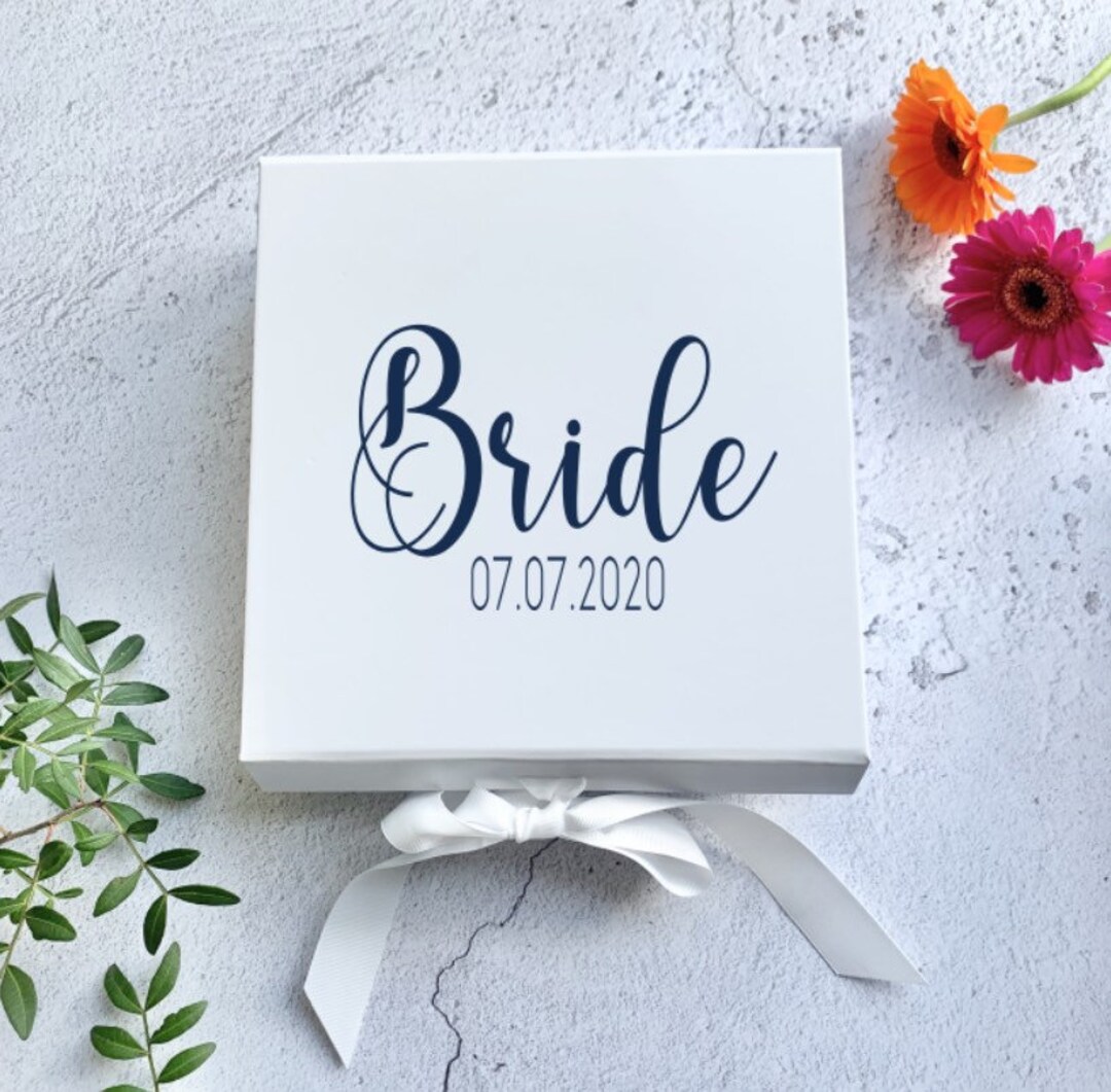 Bride Gift Box, to My Bride, Wedding Day Gift, Bride to Be Gift ...