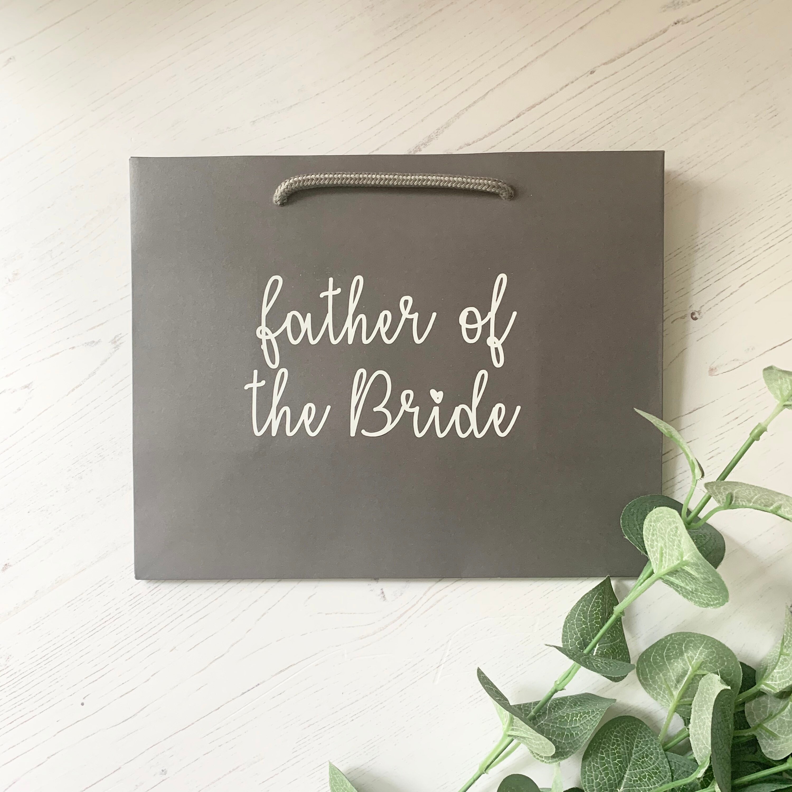 Groomsmen Gift Bag, Best Man Proposal,medium Grey Gift Bag, Luxury Rope ...