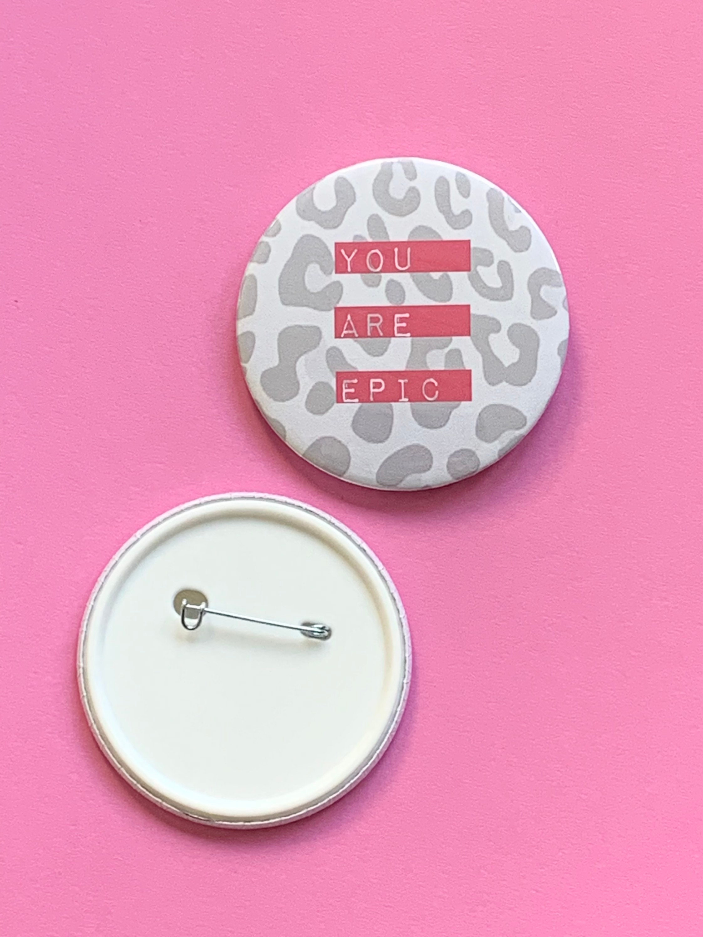 Positive Badges Positivity Pins Cheer up Gifts Colourful - Etsy