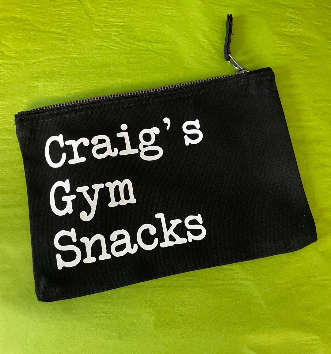 Gym Snacks Pouch Bag, Personalised Gym Pouch for Protein Bars or Energy ...