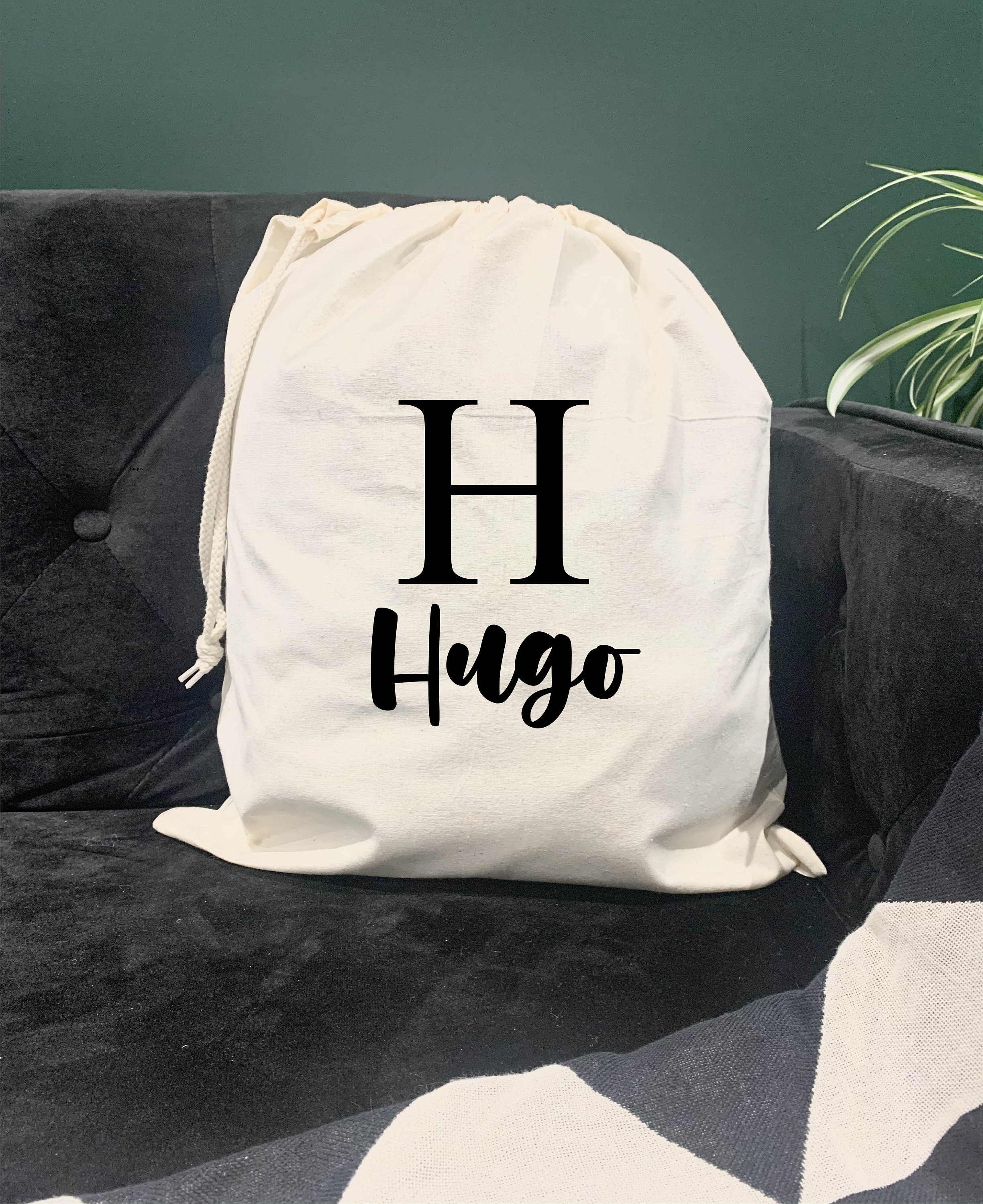 Personalised Name Initial Drawstring Bag School Pe Bag - Etsy UK