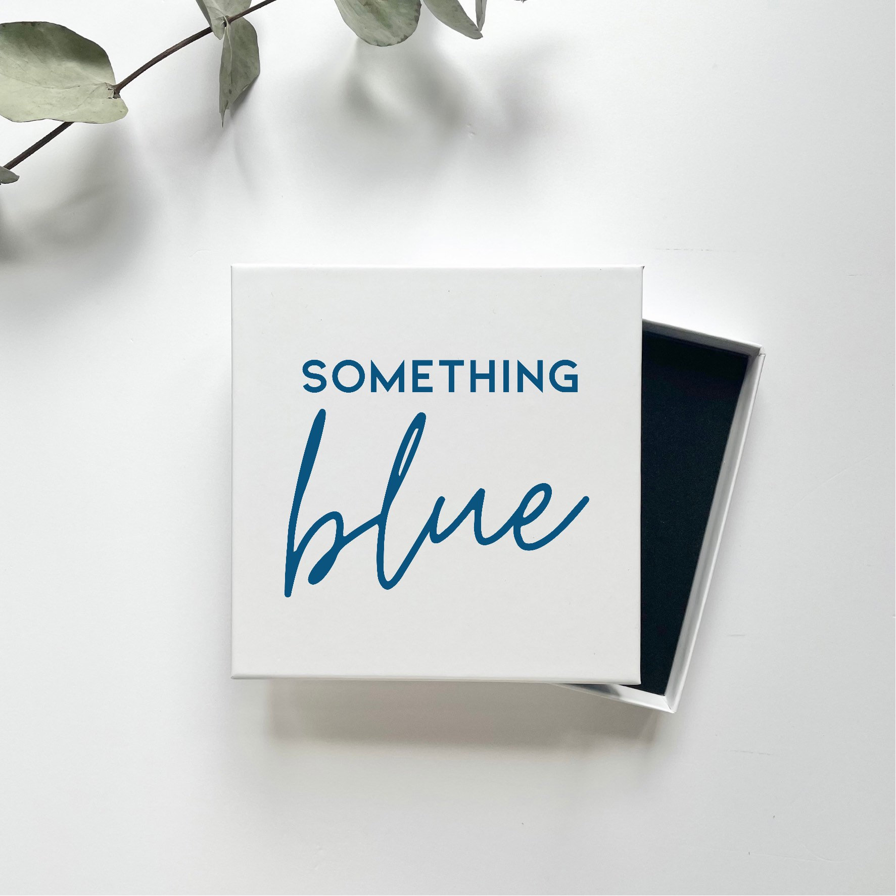 Something blue gift box for bride something old something | Etsy