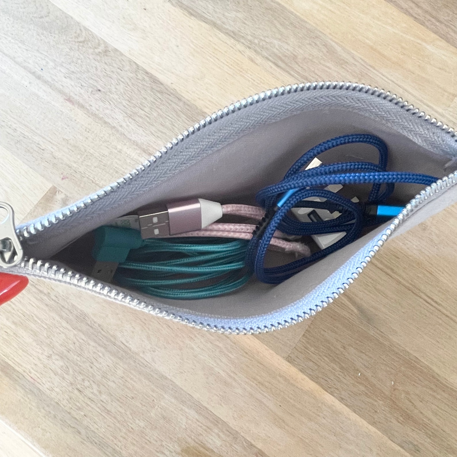 Chargers and Cables Bag Pouch for Cables and Random Stuff - Etsy