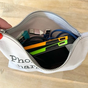 Chargers and Cables Bag, Pouch for Cables and Random Stuff, Christmas ...