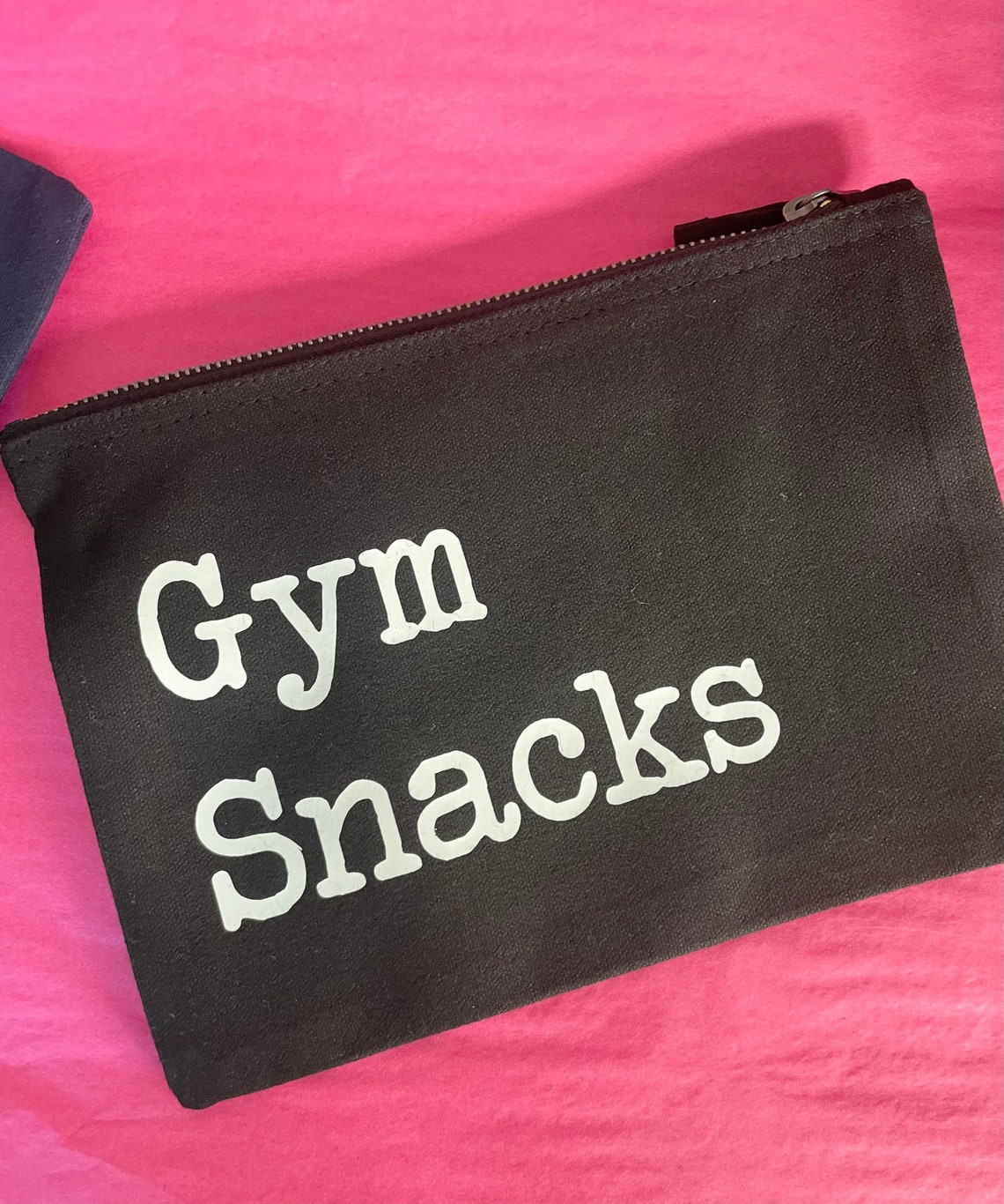 Gym Snacks Pouch Bag, Personalised Gym Pouch for Protein Bars or Energy ...