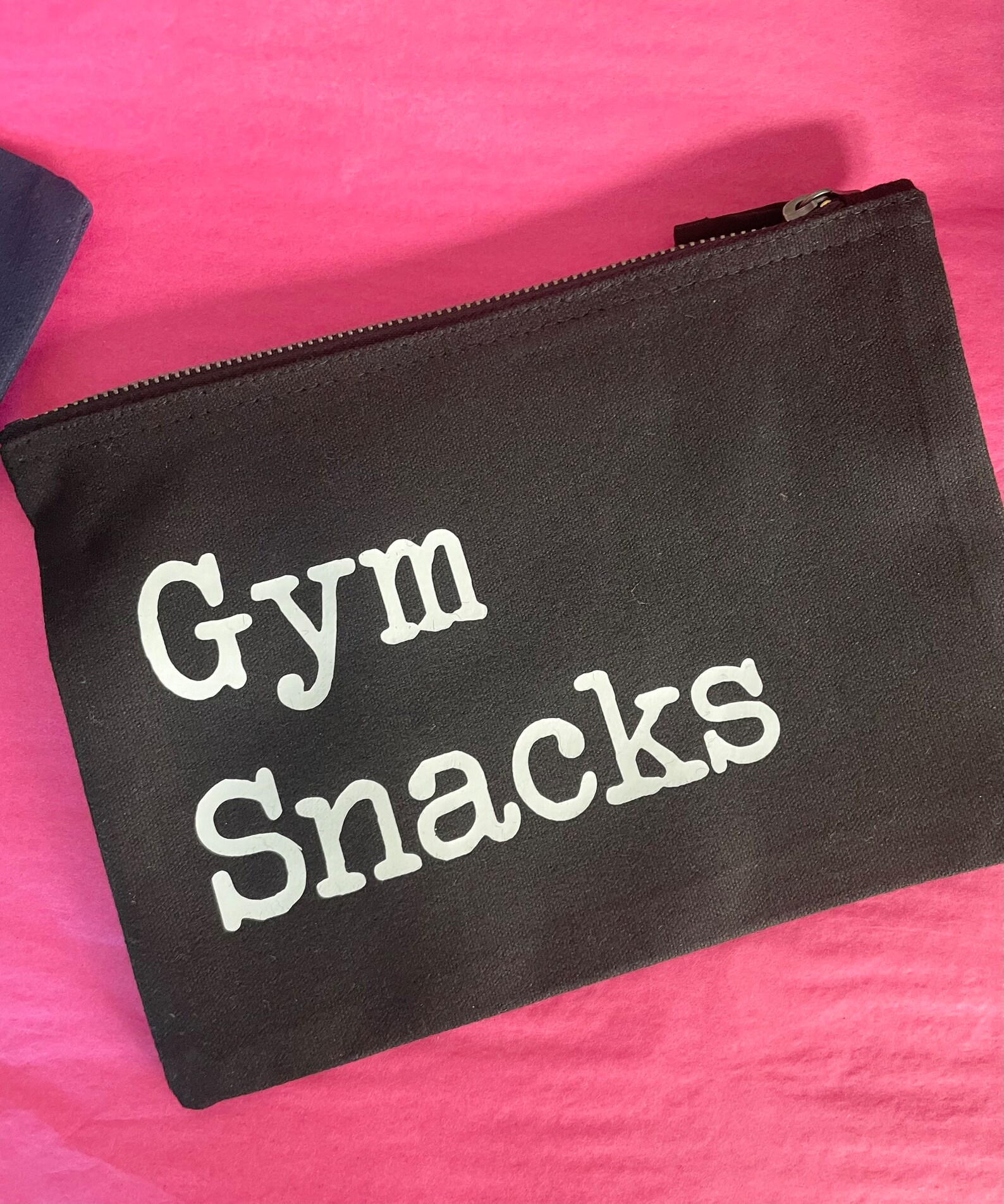 Gym Snacks Pouch Bag, Personalised Gym Pouch for Protein Bars or Energy ...