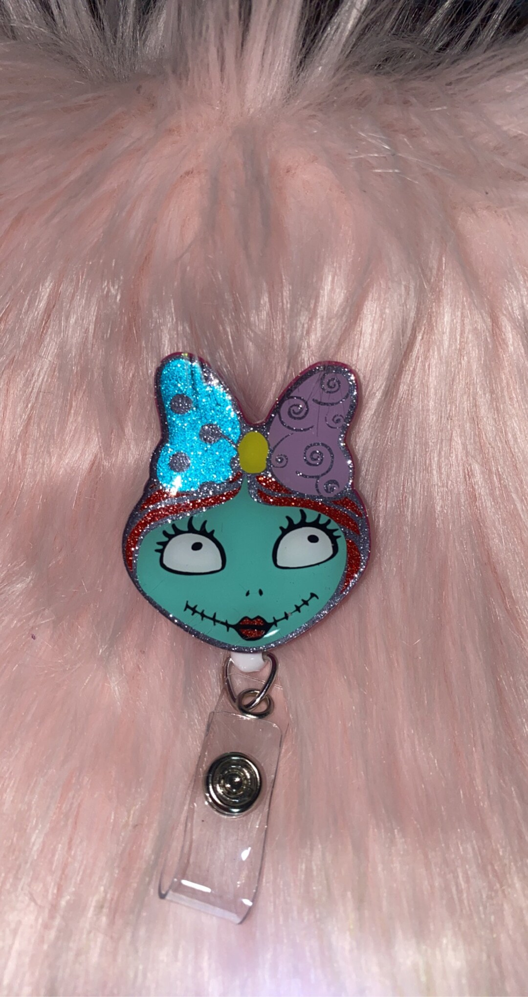 Sally Name Badge, ID Badge Holder, ID Holder, Name Badge, Badge Reel ...