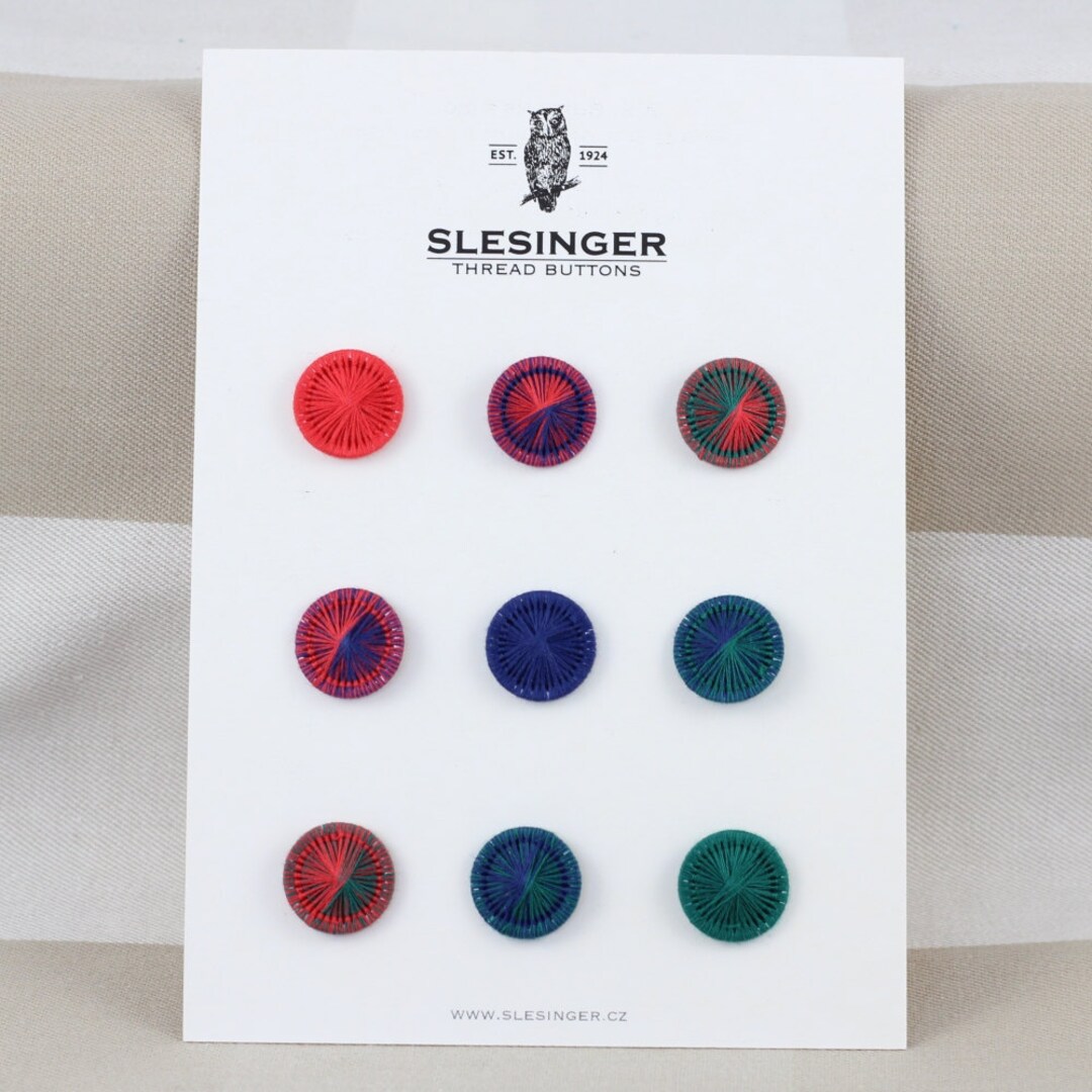 Designer Sample Card No. 21 - SLESINGER'S VINTAGE BUTTONS Victoria 26 ...