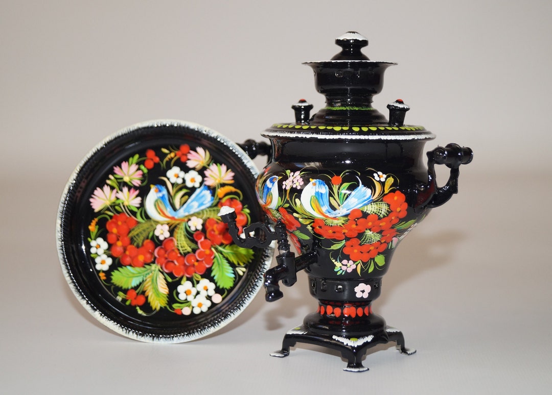 Small Samovar Handpainted Samovar Mini Samovar Hand-painted Original ...