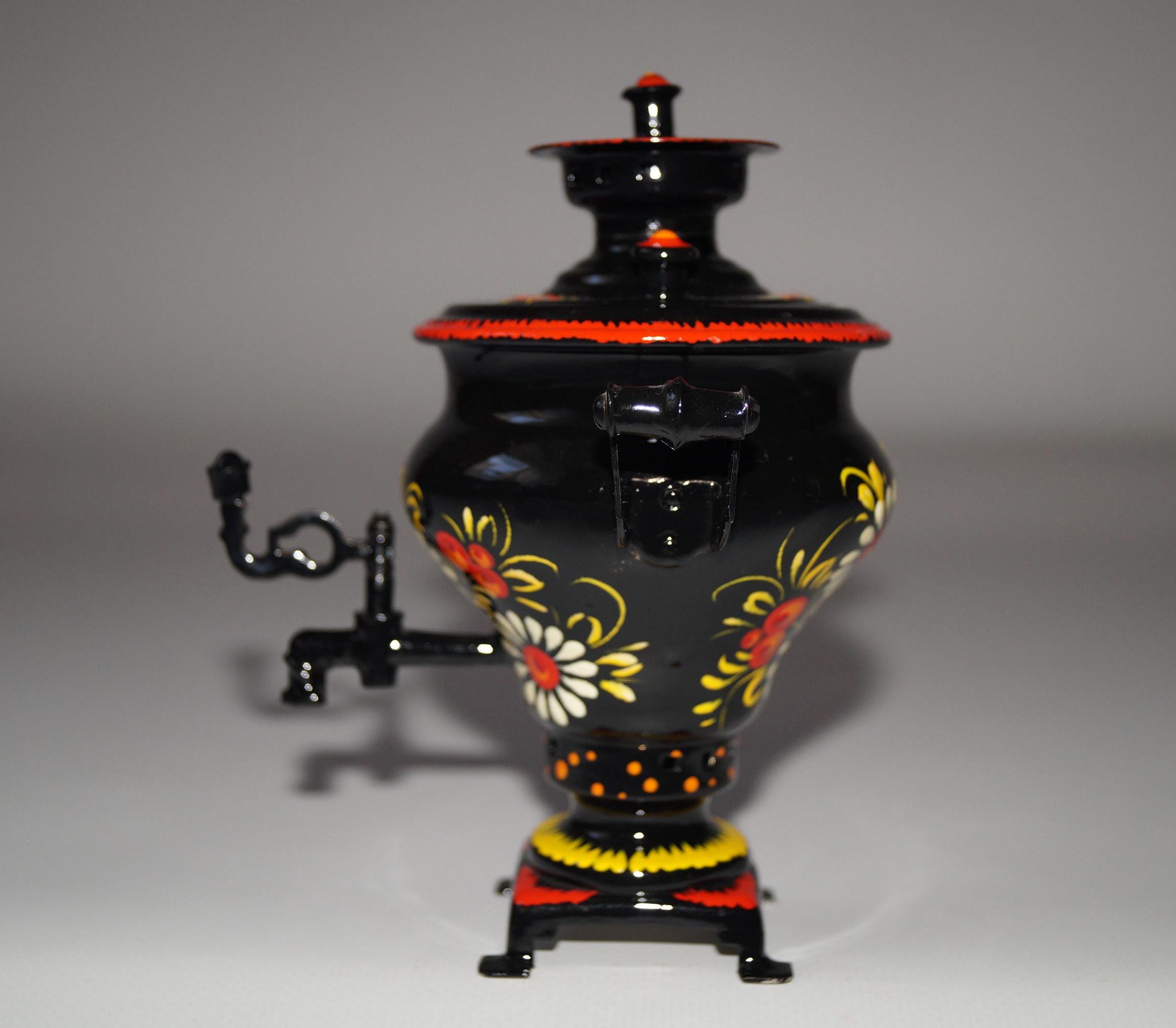 Small Samovar Handpainted Samovar Mini Samovar Hand-painted Ukrainian ...
