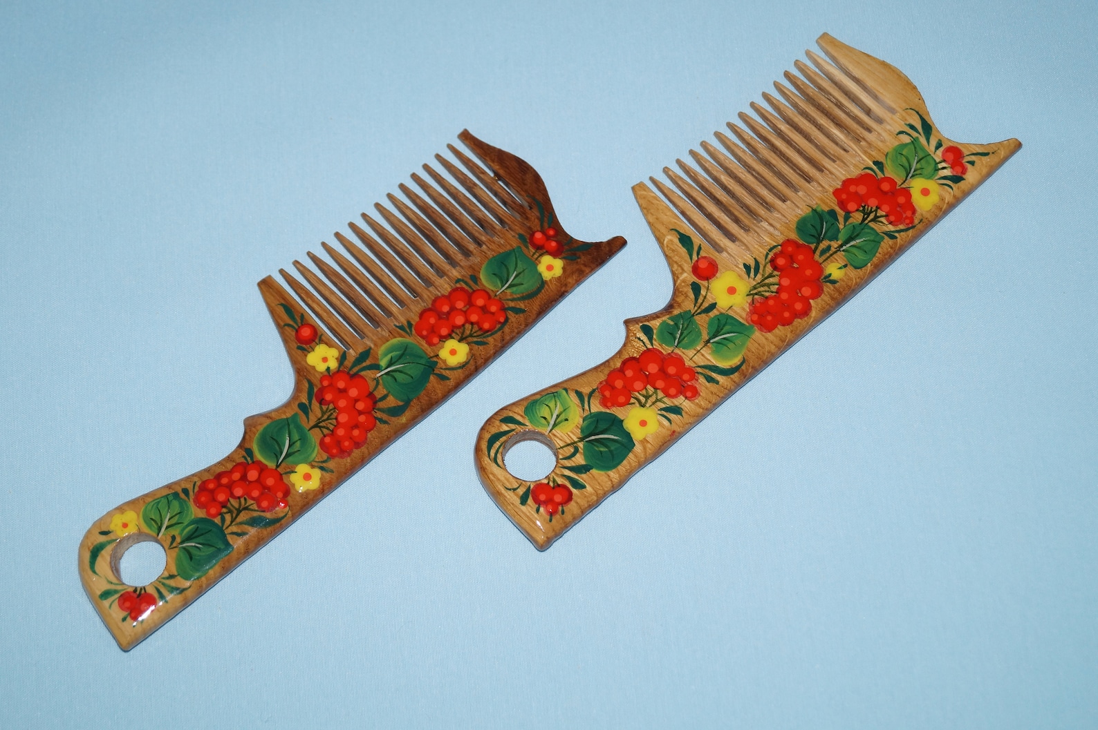 Hand Painted Comb the Crest is Painted Petrykivka Comb Ukrainian Gift ...