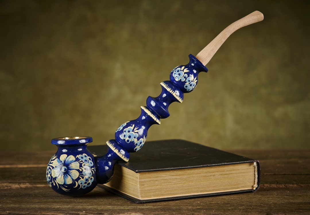 Smoking Pipe Handpainted Pipe Tobacco Pipe Smoke Pipe Pipe for Man Hand ...