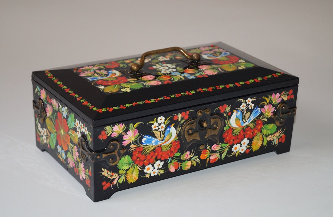 Music Box Jewellery Box Hand Painted Box Plastic Music Box Art Gift ...